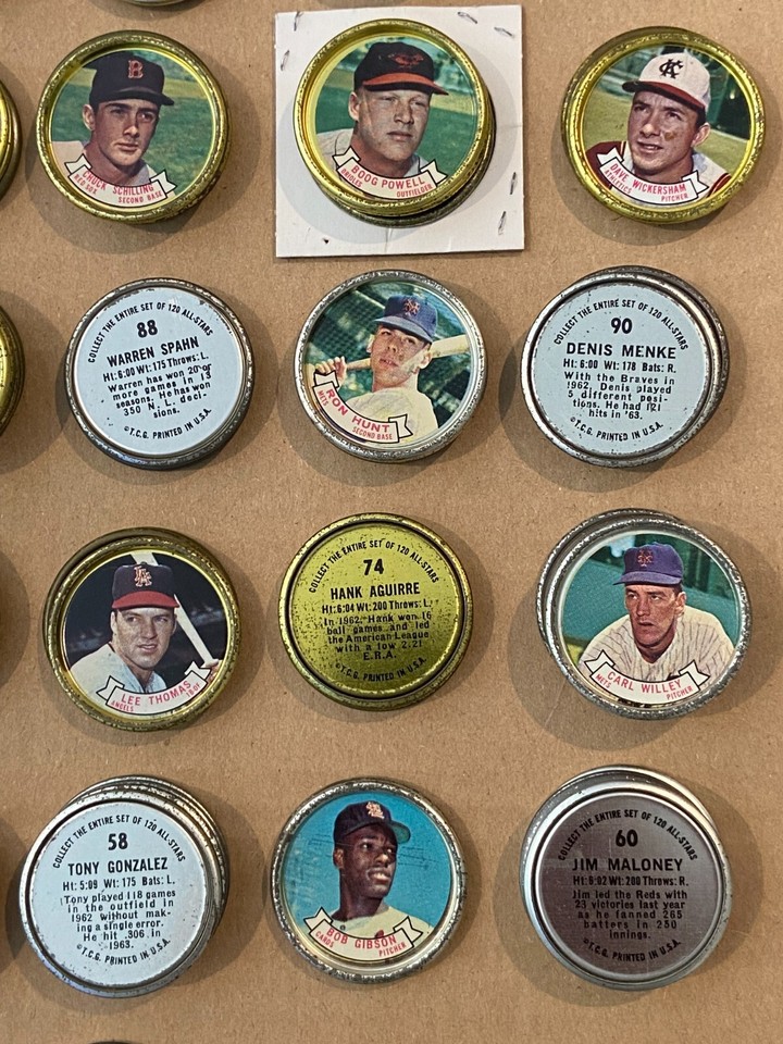 Complete Your 1964 TOPPS BASEBALL COIN SET Pick 40 Points Worth LOT | eBay