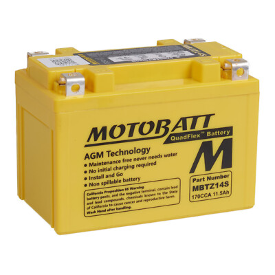 Motobatt AGM Battery for 2014-2015 Benelli TNT 1130R Cafe Racer | eBay ...