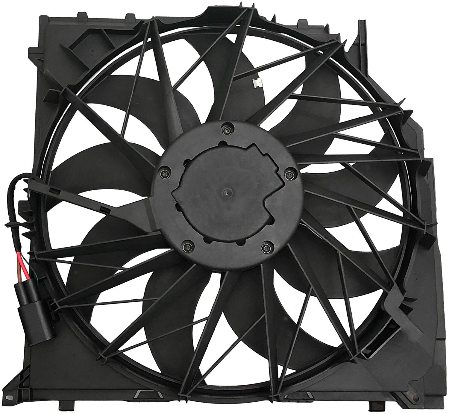 For BMW E83 X3 2004-2010 Radiator Cooling Fan Brushless Motor 600W ...