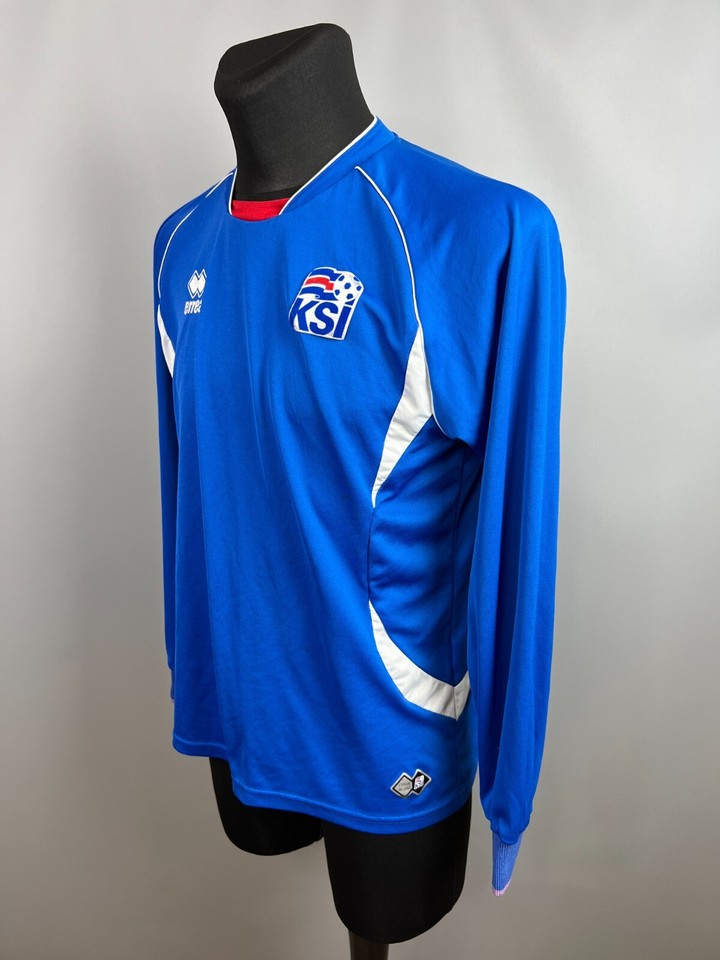 ICELAND 2010 2012 HOME SHIRT ISLAND FOOTBALL SOCCER JERSEY ERREA MENS ...