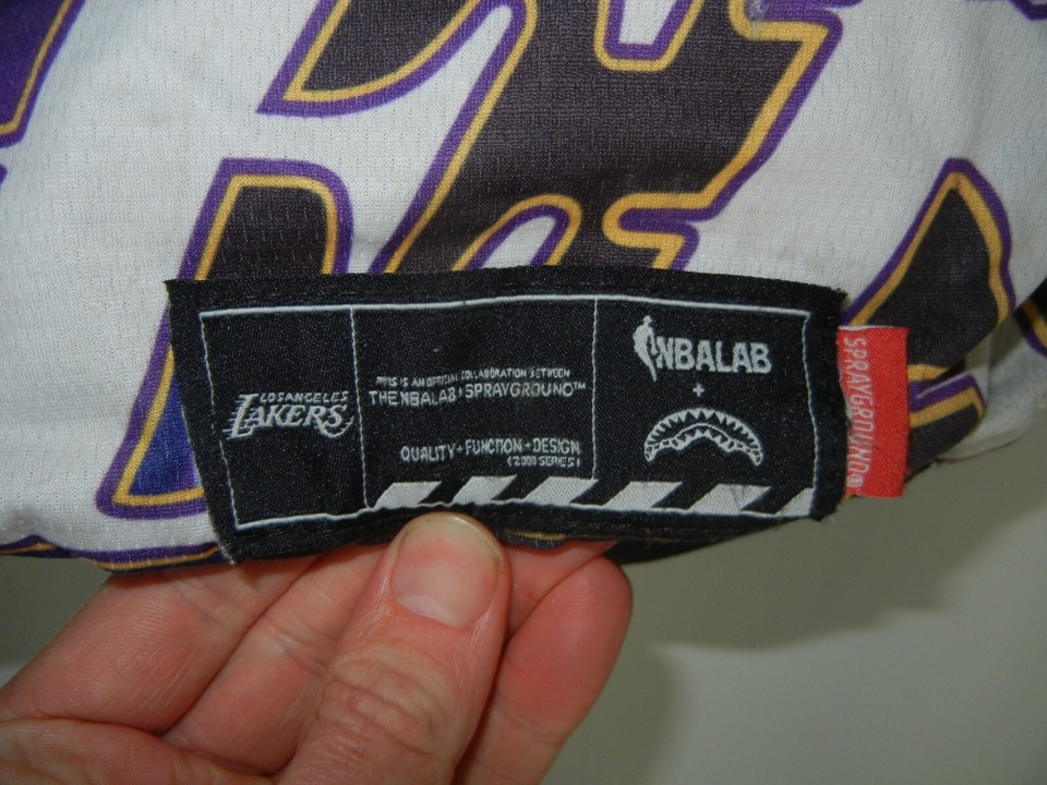 SPRAYGROUND x LOS ANGELES LA LAKERS Team Fan NBA-LAB BACKPACK ...