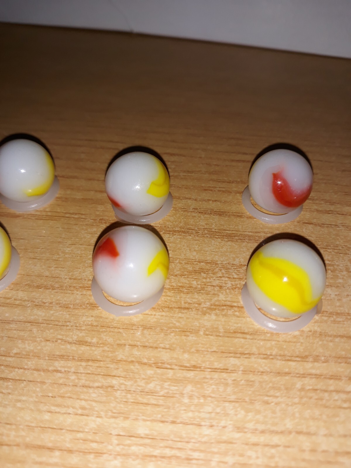 Vintage 10 Lot Marble King Patch Rainbow Mustard Ketchup Marbles Egg ...