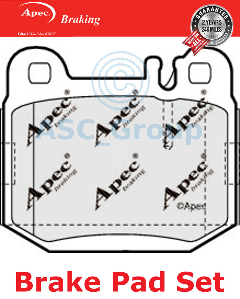Apec Rear Brake Pads Set OE Quality Replacement PAD1193 | eBay UK