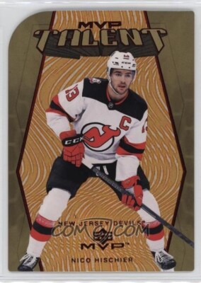 2023-24 Upper Deck MVP Talent - Nico Hischier - Colors & Contours MT-46 ...