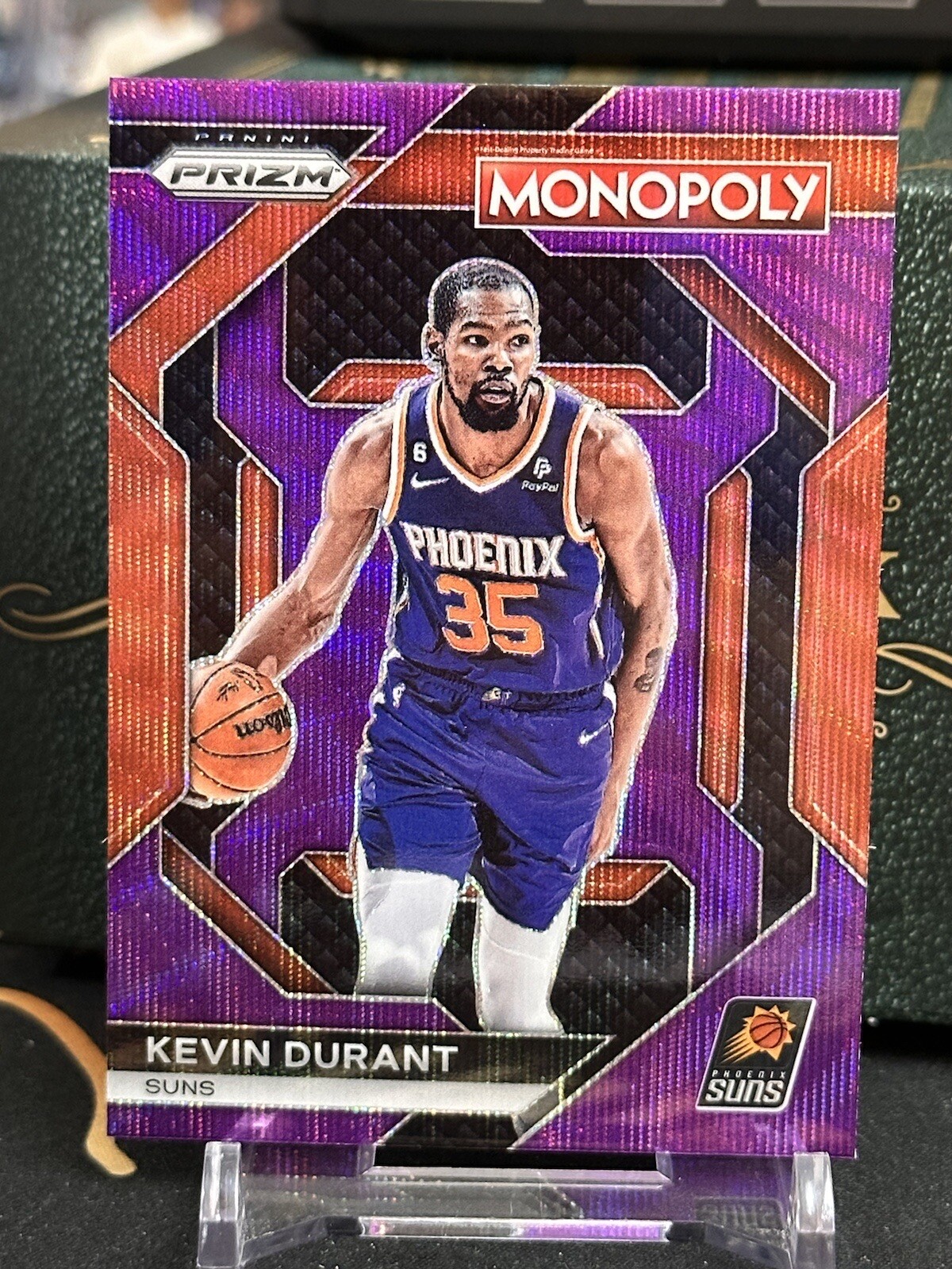 2023-24 Panini Prizm Monopoly Kevin Durant Purple Wave Prizm Phoenix ...