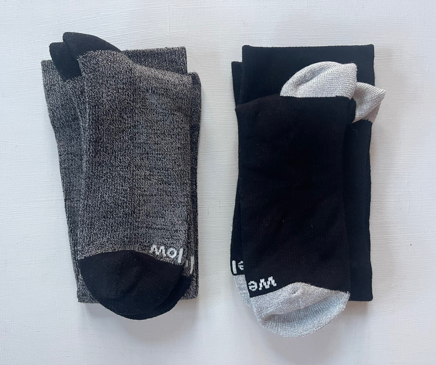 NEW WELLOW Bamboo Compression Socks Knee High LOT OF 2 PAIRS X-LARGE 18 ...