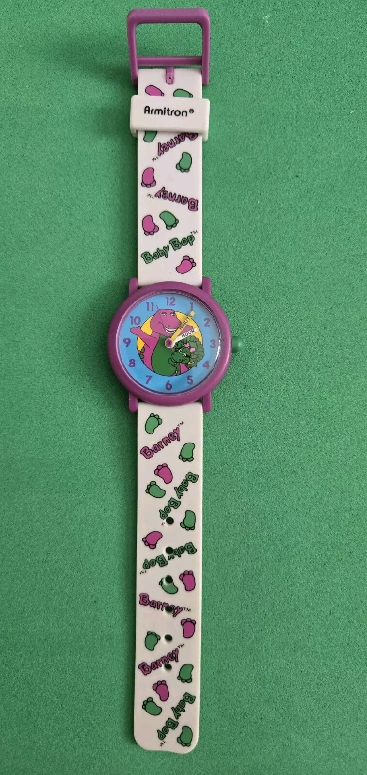 Vintage Watch. Telling Time with Barney The Purple Di… - Gem