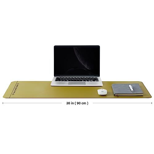 Leather Desk Mat - Non-Slip PU Desk Pad for Office and Home - Desk ...