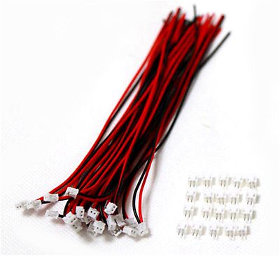 40 SETS Mini Micro ZH 1,5 2-Pin JST Stecker mit Drähten Kabel | eBay.de