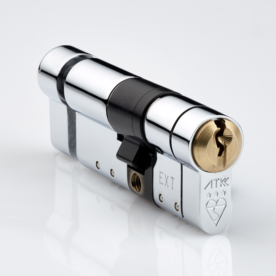 Door Lock Euro Cylinder High Security 3 Star Rated ABS Avocet ATK Key ...