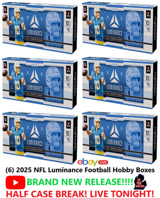 Seattle Seahawks Break 872 LUMINANCE 2025 Football Hobby Box HALF CASE ...