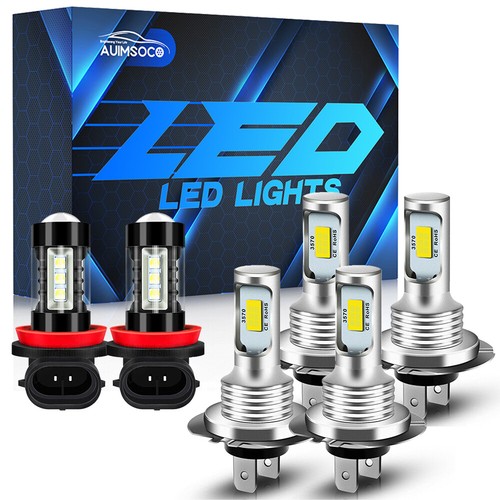 For Mercedes-Benz S430 2003-2006 6pcs LED Headlight + Fog Light Bulbs ...