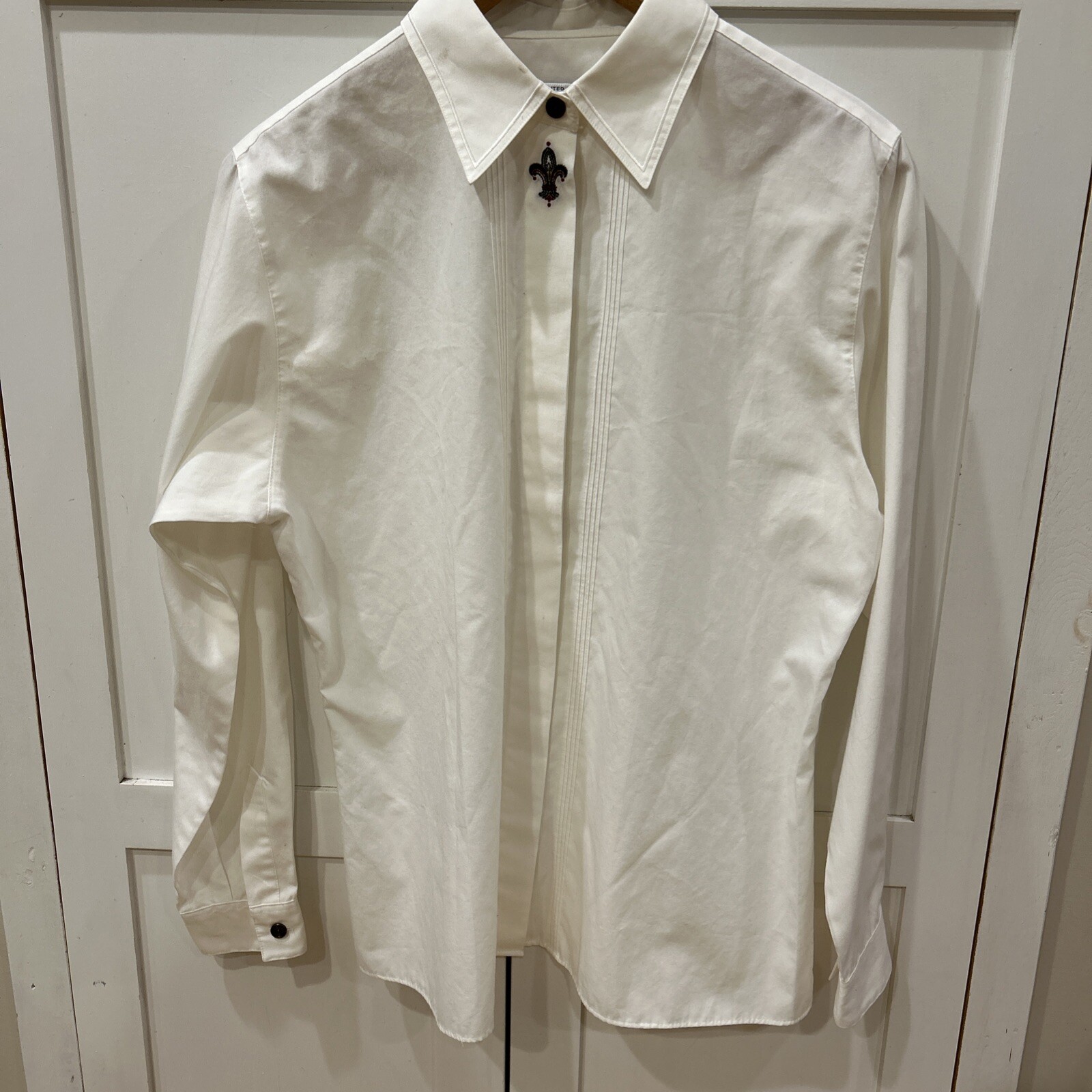 Vintage Pendleton White Button Down Long Sleeve Shirt… - Gem