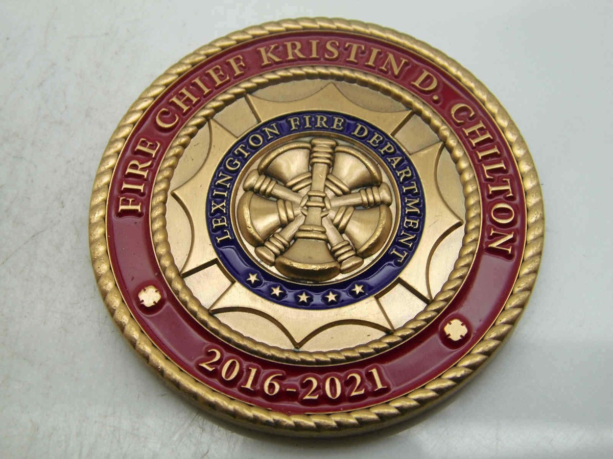 Fire Lieutenant Challenge Coin New Challenge Coins For Tulare County