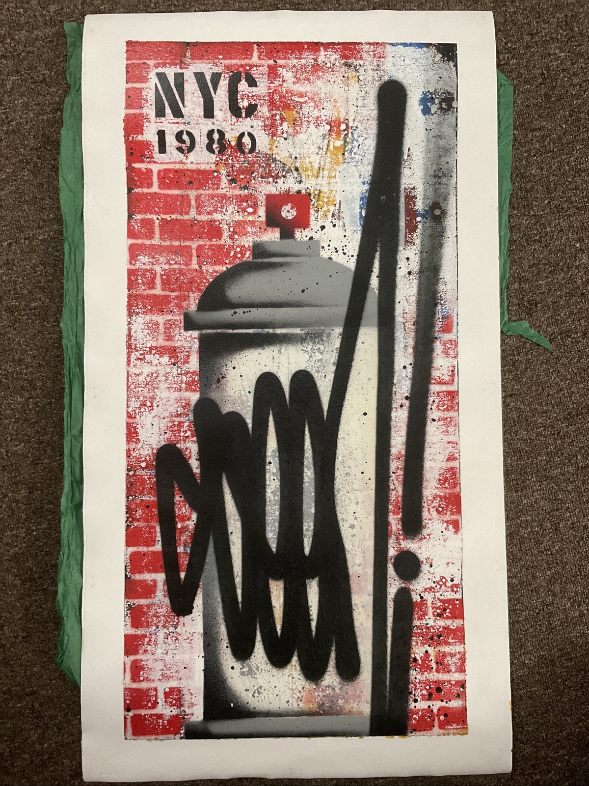 SEEN Original Painting Richard Mirando Richie SEEN Graffiti Spray Can ...