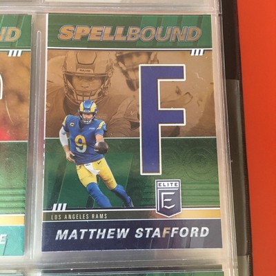 2022 Panini Donruss Elite - Spellbound Green Letter F #SB-MS4 Matthew ...