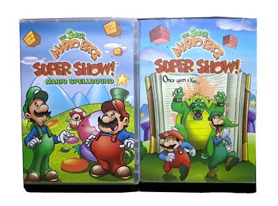 VINTAGE Super Mario Bros Super Show MOVIE 2 DVD BUNDLE FREE SHIP ...