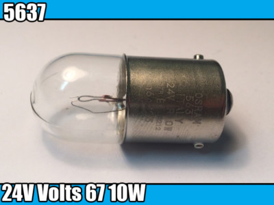 1x Osram 5637 24V Volts 67 Original Spare 10W Light bulb Lamp | eBay UK