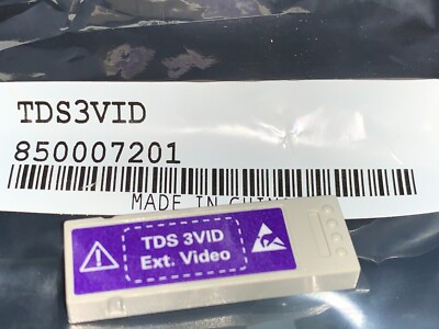 Tektronix TDS3VID Extended Video Application Module TDS3000 TDS3000B ...