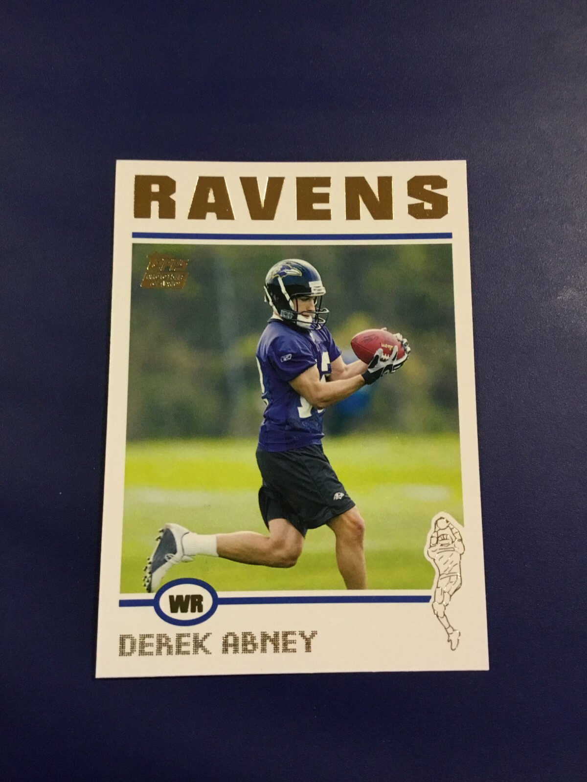 2004 Topps Collection Gold # 371 DEREK ABNEY ROOKIE Baltimore Ravens ...