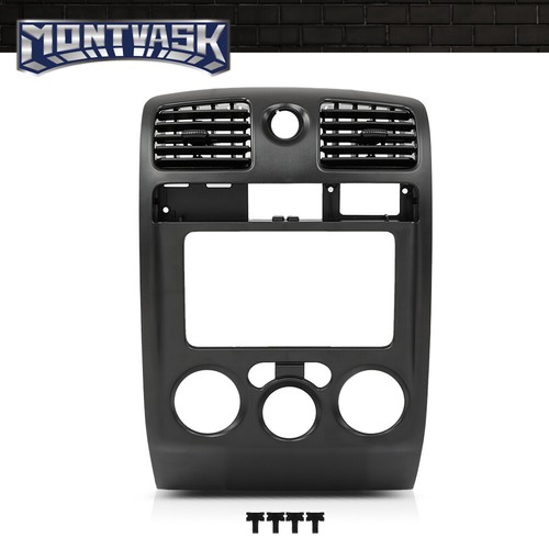 Dash Center Bezel Climate Panel Black Fit For 04-2012 Chevy Colorado ...