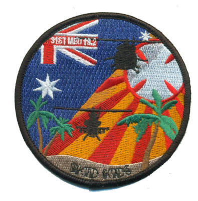 4" MARINE CORPS 31ST MEU SKID KIDS DET 19.2 HMLA-169 HOOK & LOOP JACKET ...