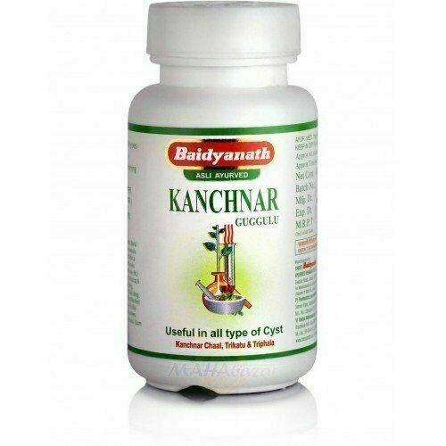 5X Baidyanath Kanchnar Guggulu | Kanchanar Guggul | Herbal Remedy 80 ...