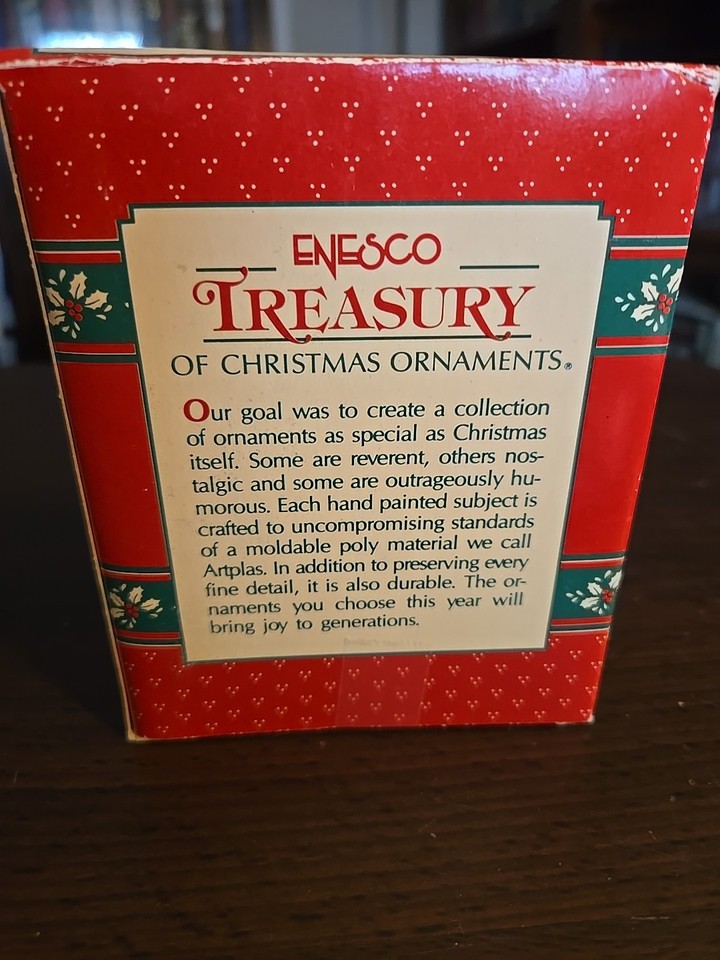 Vintage Enesco 1992 "Hot Stuff Santa" X-mas Ornament # 2 North Pole ...