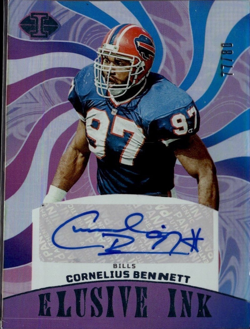 2023 Panini Illusions - Elusive Ink Cornelius Bennett #EI-CBE Blue /80 ...