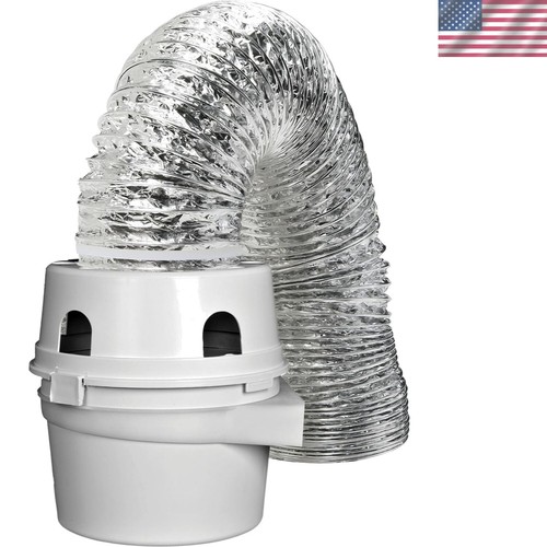 Compact 4-Inch Indoor Dryer Vent Kit - UL Approved for Safe Use in ...