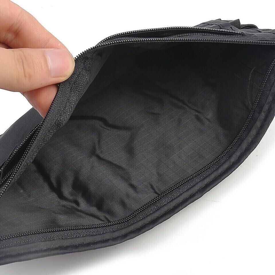 2x Money Belt Travel Hidden Secret Discreet Bum Bag Waist Wallet Pouch ...