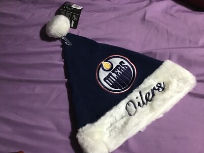 oilers santa hat new tags | eBay
