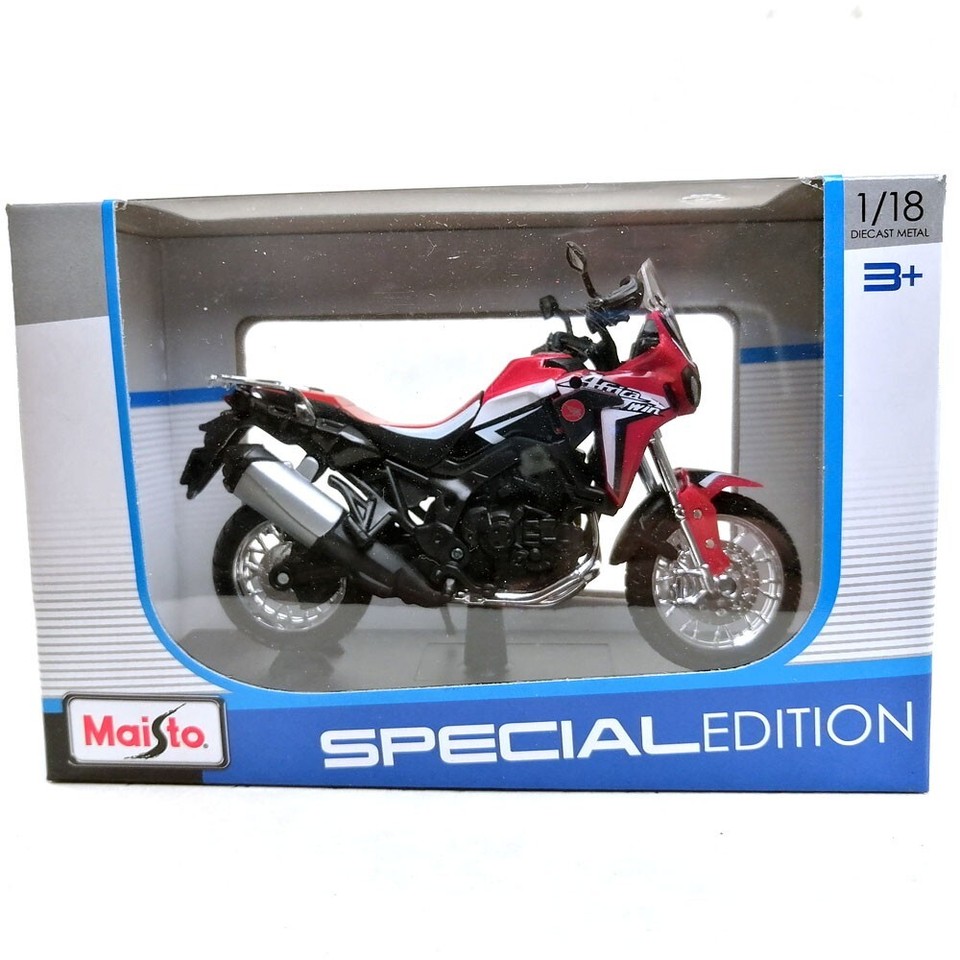 Honda AFRICA TWIN DC T Motorcycle Die-Cast Model Maisto 1:18 Scale Toy ...