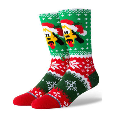 Stance "Pluto Claus" Classic Crew Socks (Multi) Men's Graphic Print ...