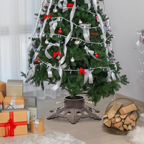 Walmart Christmas Tree Stands HOMCOM 6ft Snow Artificial Christmas