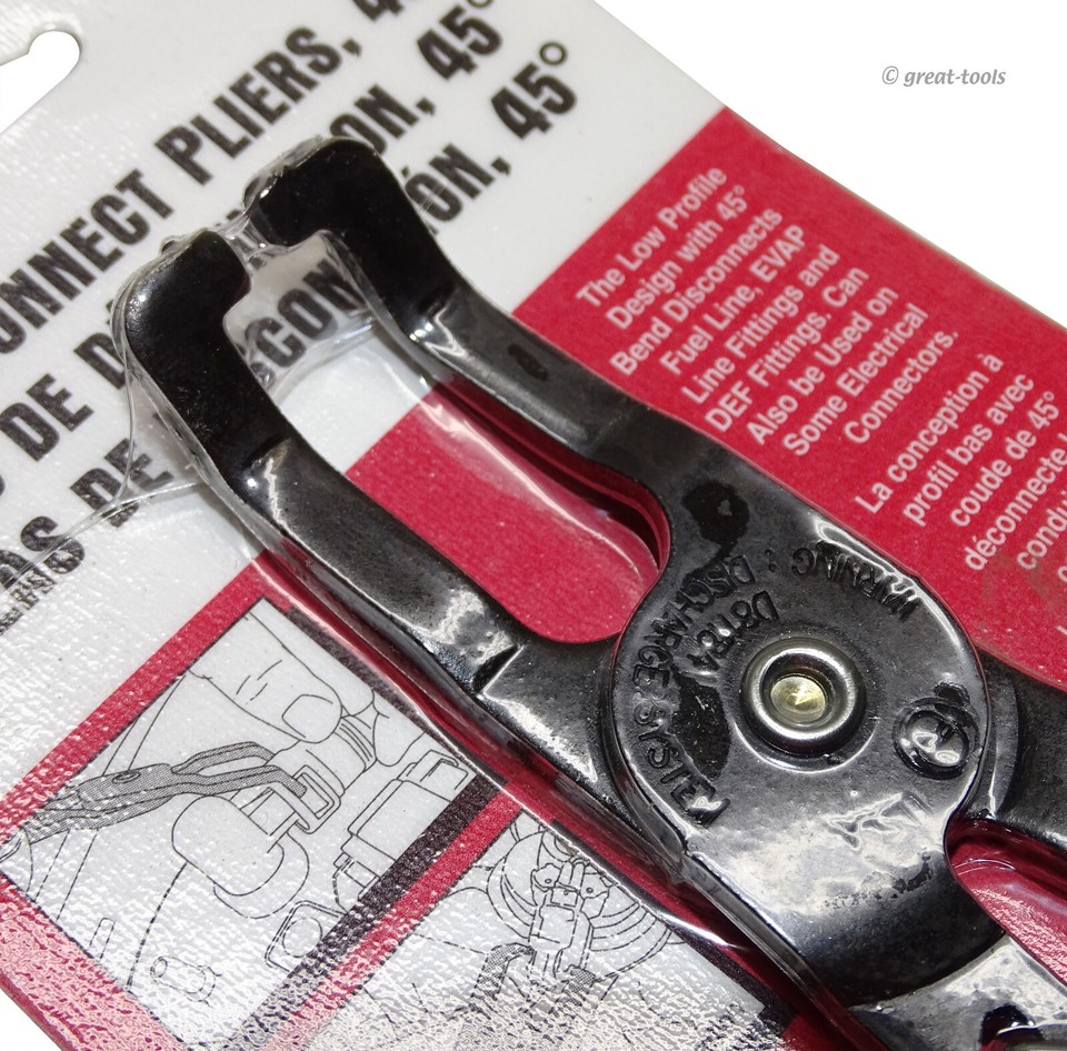 LISLE 45° DISCONNECT PLIERS – automotive tools – EVAP fittings – DEF ...