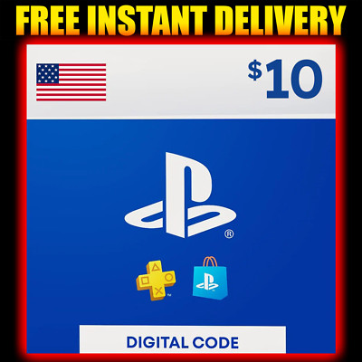 $10 PlayStation Store USD Card - PS PSN US Store PS4 PS5 Code | eBay