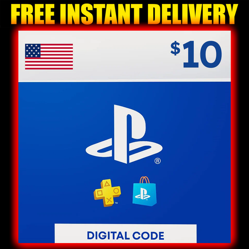 $10 PlayStation Store USD Card - PS PSN US Store PS4 PS5 Code | eBay