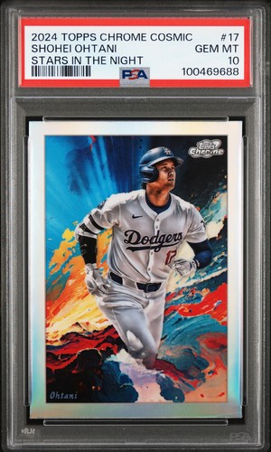2024 TOPPS CHROME COSMIC STARS IN THE NIGHT #17 SHOHEI OHTANI PSA 10 | eBay