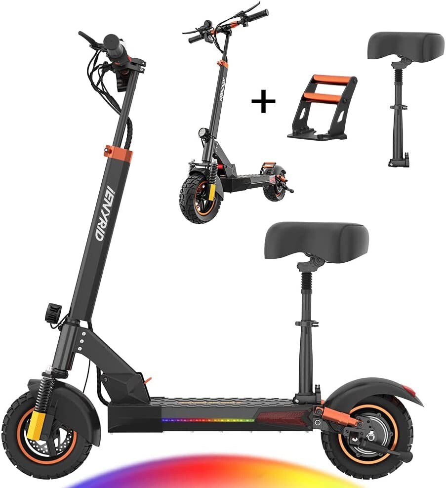 800W Electric Scooters Adult with Seat 28MPH Off Road E-Scooter ...