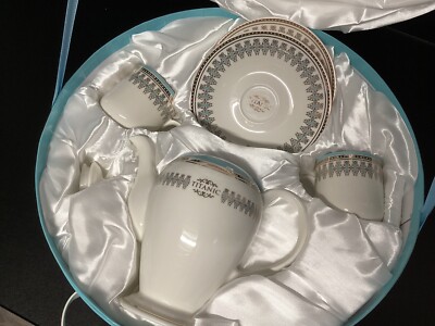 Disney Titanic 25th Anniversary Tea Set Detailed Movie Replica Limited ...