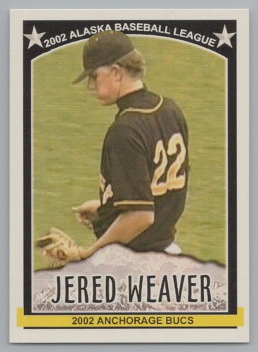 Jered Weaver 2002 Alaska Baseball League Top Prospects 5000 Made | eBay