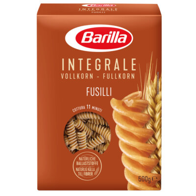 Barilla Pasta Integral Integrale Fusilli Original De Italia | eBay
