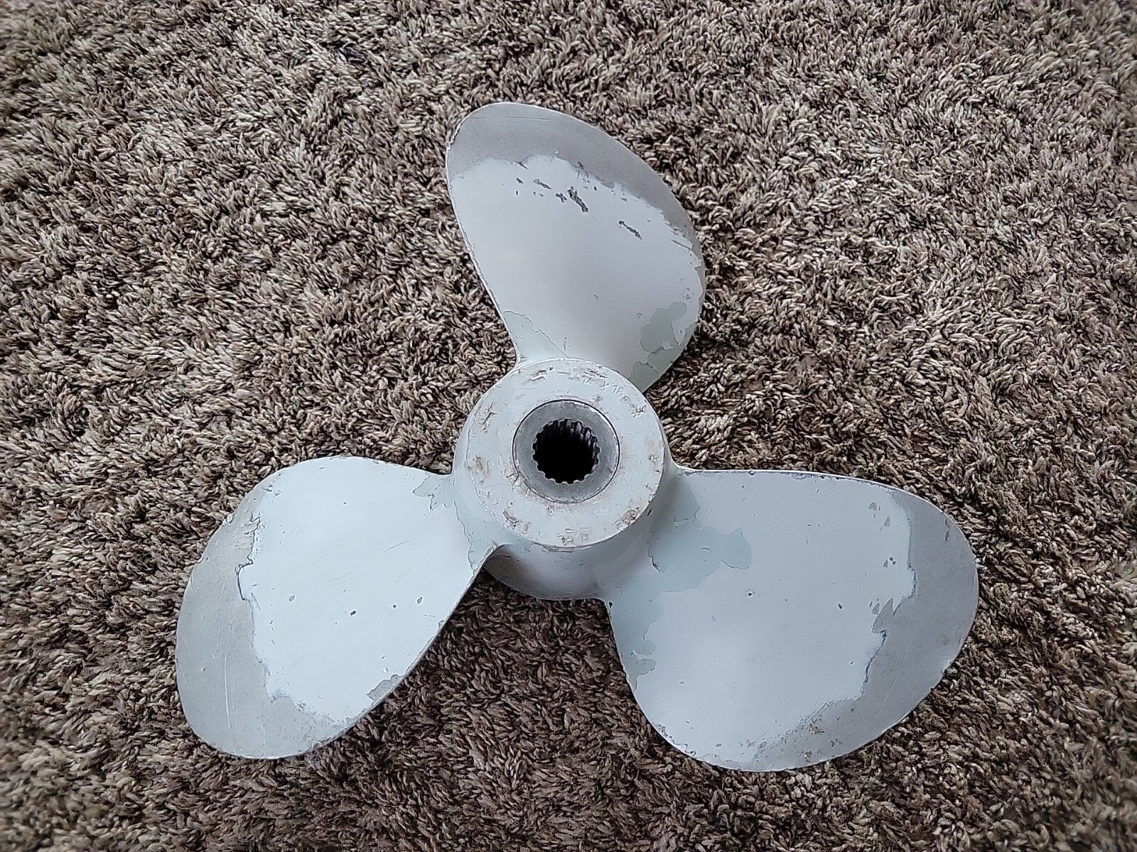 Vtg Unbranded C 813365 White Boat Propeller 14 X 18 R | eBay