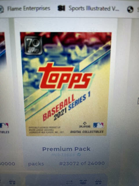 Topps 2021 MLB Premium Pack ~ 45 Digital Baseball Cards ~ NFT ~ MINT ...