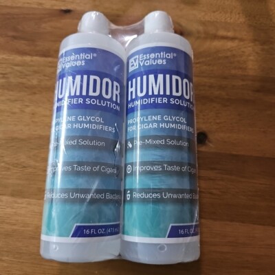 2-Pack Humidor Solution & Humidor Humidifier (16oz per bottle) | eBay
