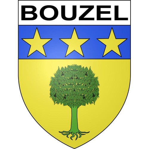 Bouzel 63 ville sticker blason écusson autocollant adhésif | eBay