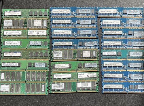 LOT OF 24 MIXED BRAND 512 MB SERVER RAM MEMORY (Used For Recycling ) | eBay
