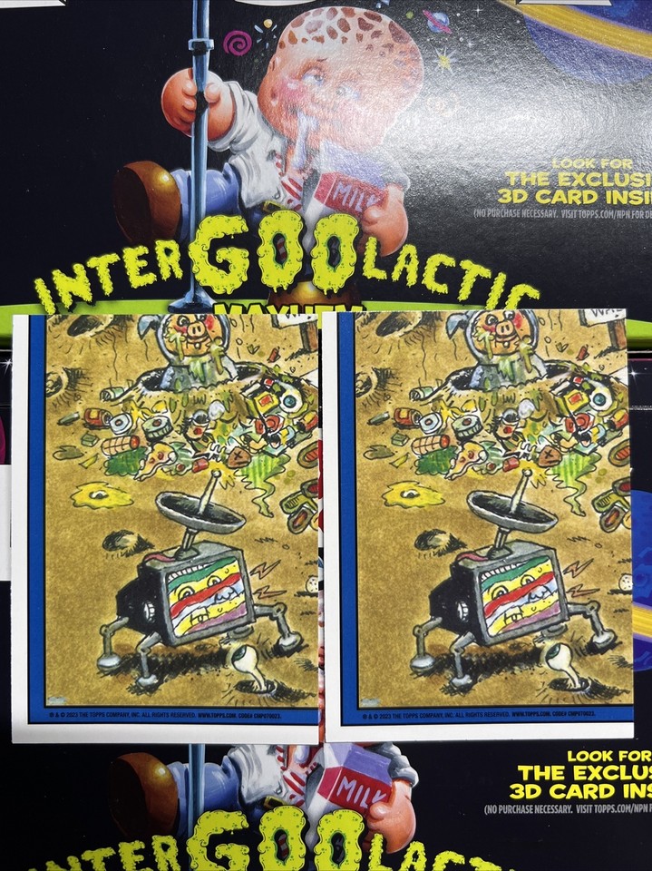 2023 GPK Intergoolactic Mayhem BOOGER GREEN 25a/25b | eBay