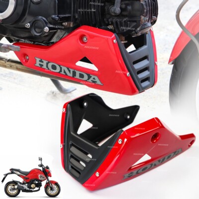 RED BELLY PAN UNDER CRANK FAIRING GUARD COVER FOR HONDA GROM MSX SF 125 ...